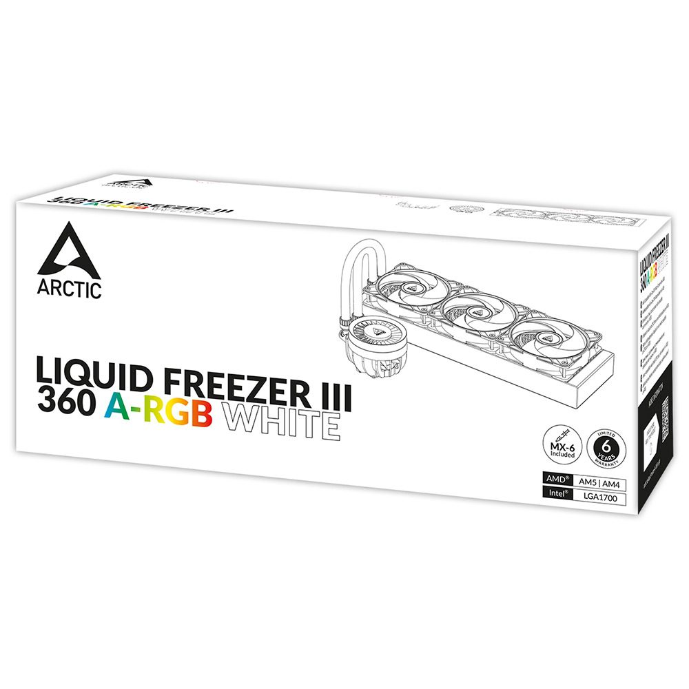 Water Cooler ARCTIC Liquid Freezer III 360mm ARGB Branco | nanoChip