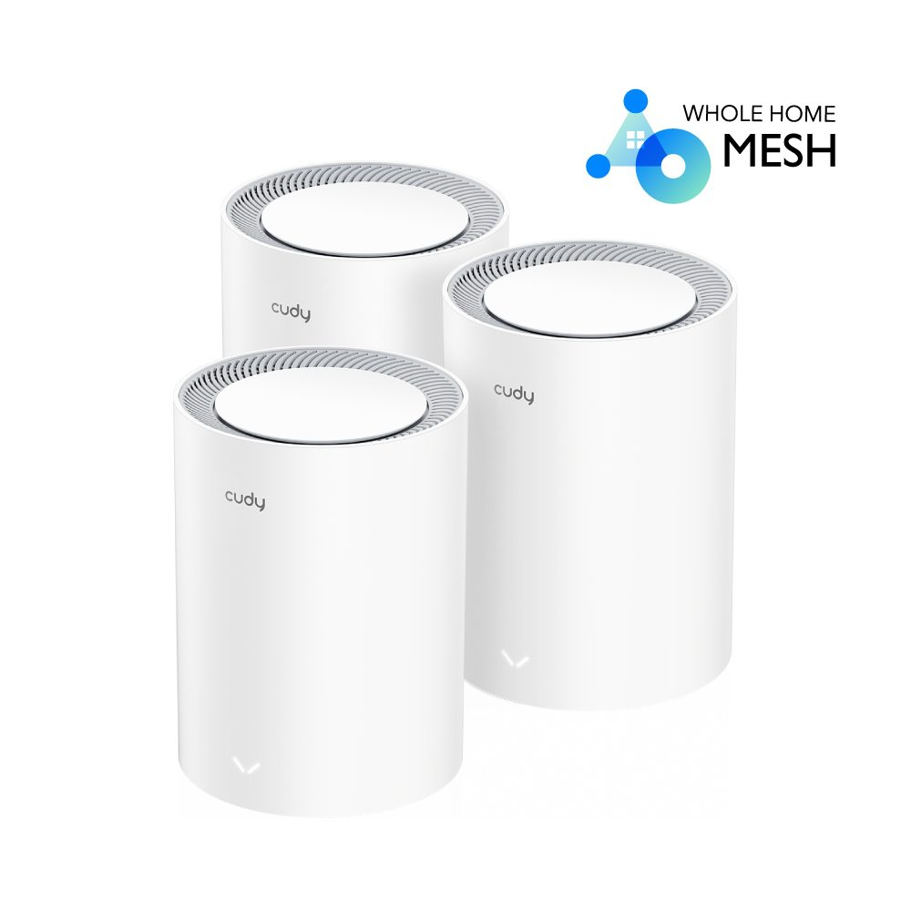 Extensor CUDY AX1800 Mesh Wi-Fi 6 ( 3-pack ) | nanoChip