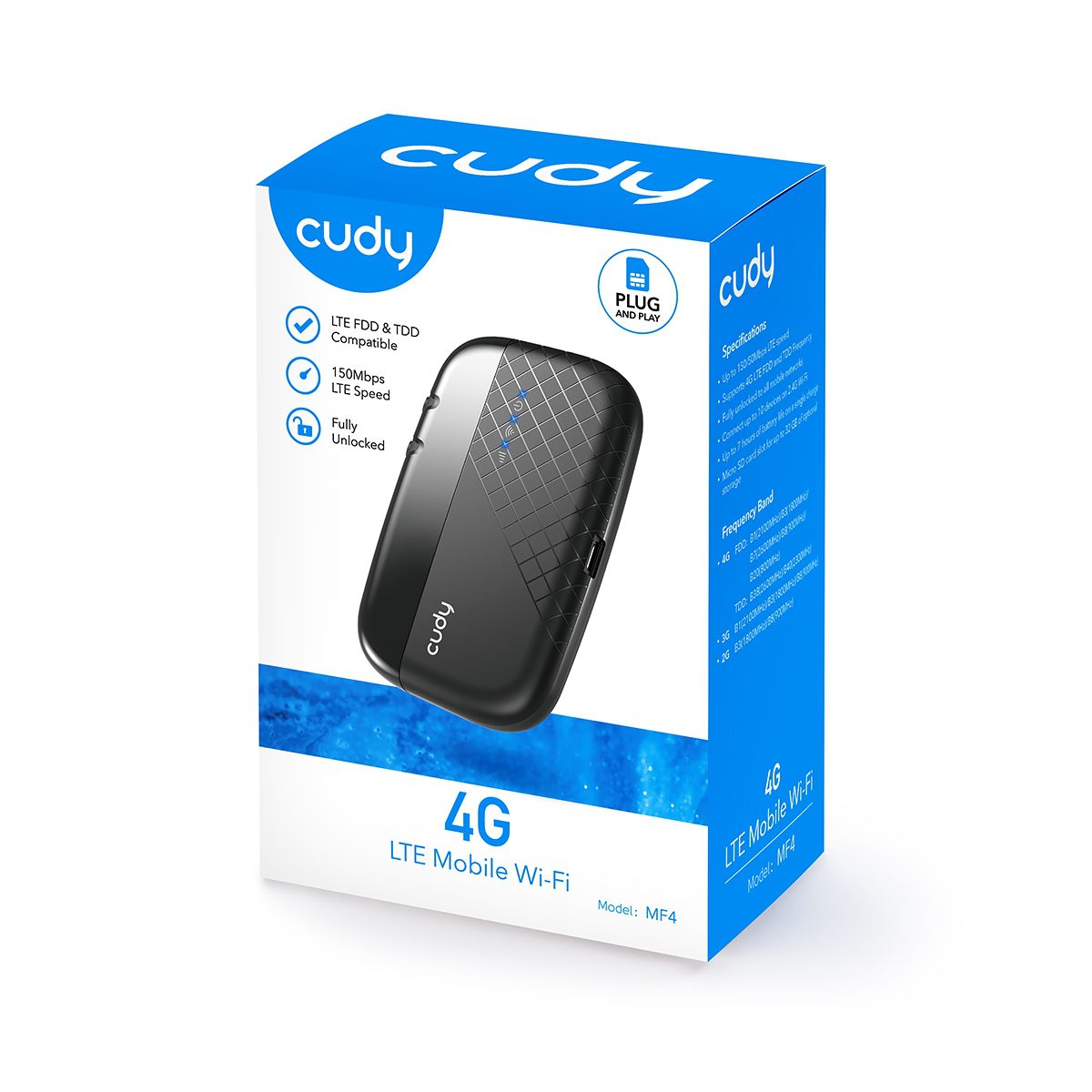 Router CUDY Wireless Mobile 4G LTE USB 3.0 | nanoChip