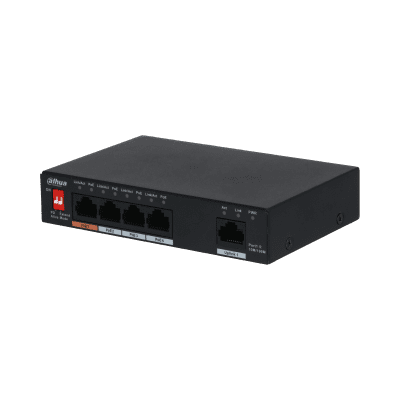 SWITCH DAHUA 5 Portas Gigabit PoE 60W | nanoChip