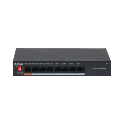 SWITCH DAHUA 8 Portas Gigabit PoE 60W | nanoChip