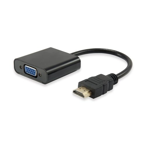 Conversor EQUIP HDMI Macho – VGA Fêmea Preto | nanoChip