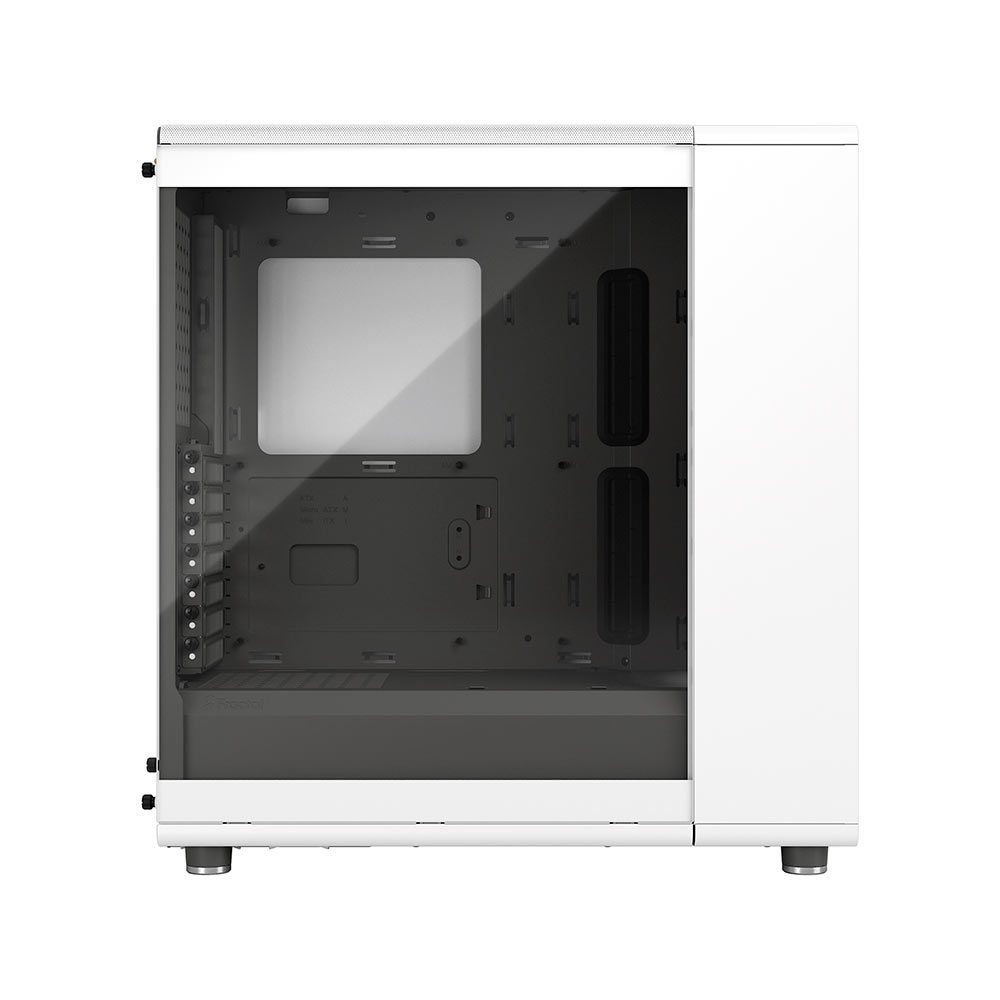 Caixa ATX FRACTAL DESIGN North Chalk White Tempered Glass | nanoChip
