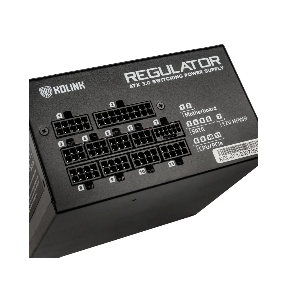KOLINK Fonte Modular Regulator 750W Gen5. 80+ Gold | nanoChip