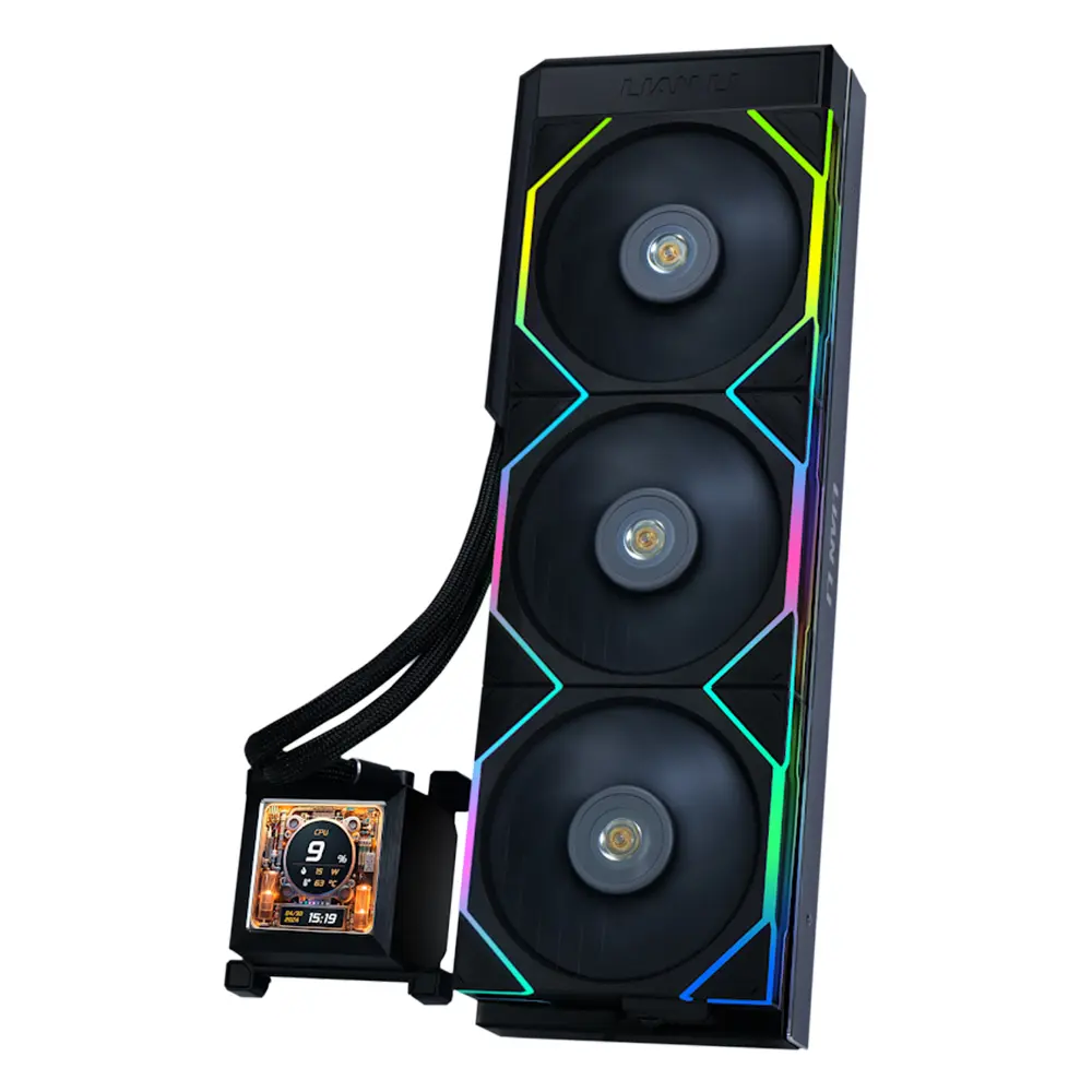Water Cooler LIAN LI HydroShift LCD 360TL ARGB Preto 360mm | nanoChip