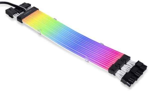 Cabo LIAN LI 8 Pinos Strimer Plus Triplo RGB V2 PCI-E | nanoChip
