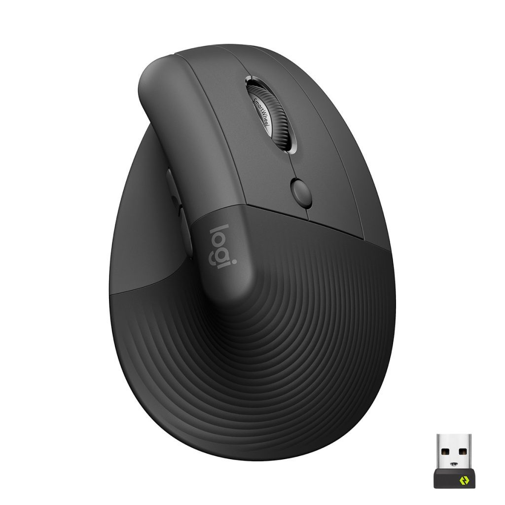 Rato LOGITECH Lift Vertical Ergonomic Right Wireless/Bluetooth Graphite ...