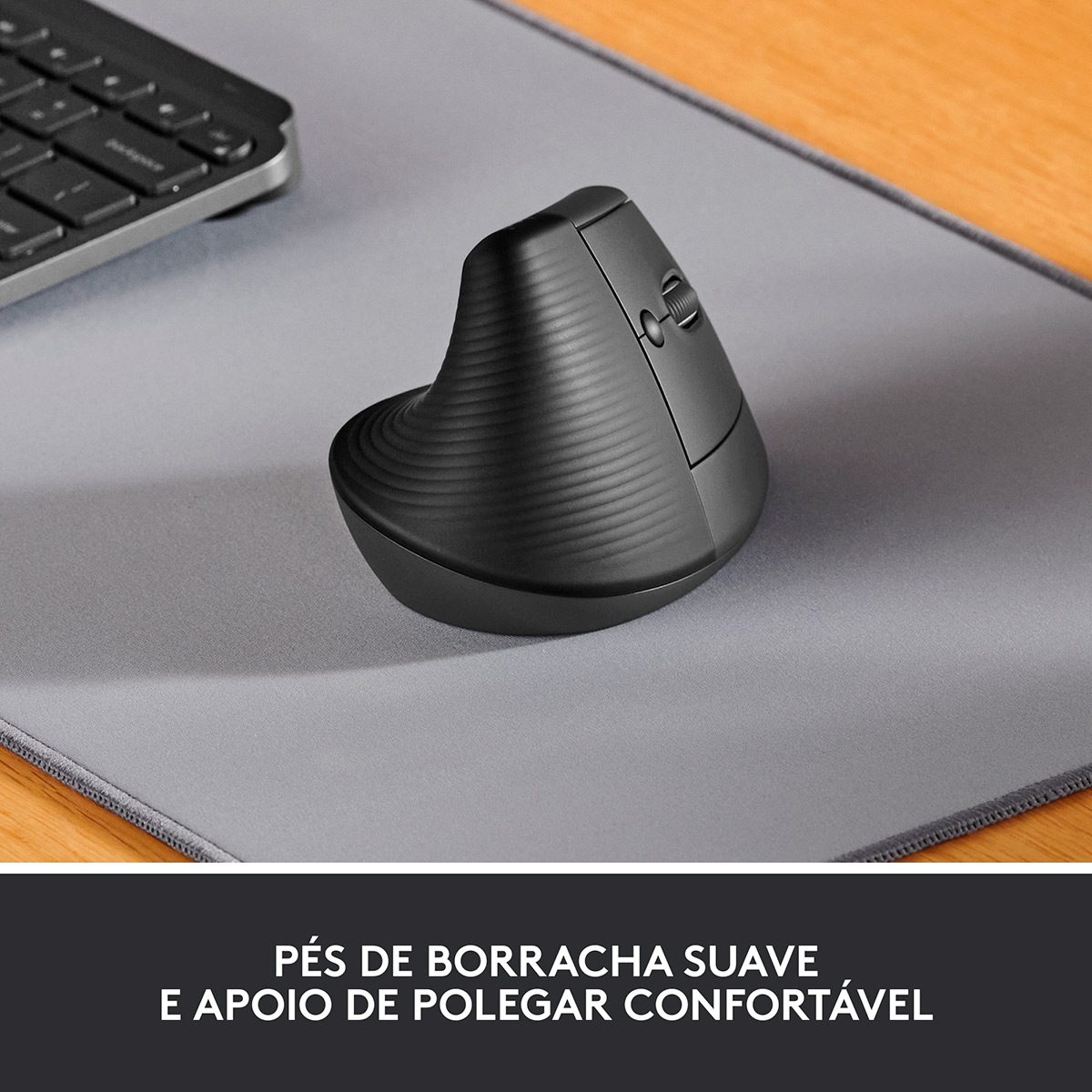Rato LOGITECH Lift Vertical Ergonomic Right Wireless/Bluetooth Graphite ...