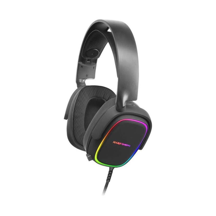 Headset MARS GAMING MHAX RGB 2.0 Preto | nanoChip