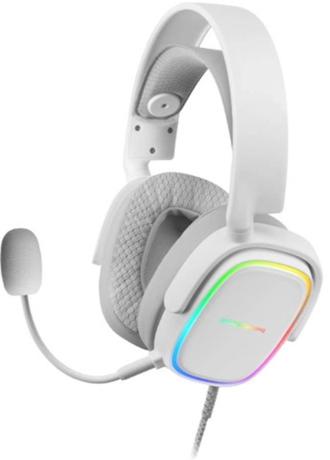 Headset MARS GAMING MHAX RGB 7.1 Branco | nanoChip
