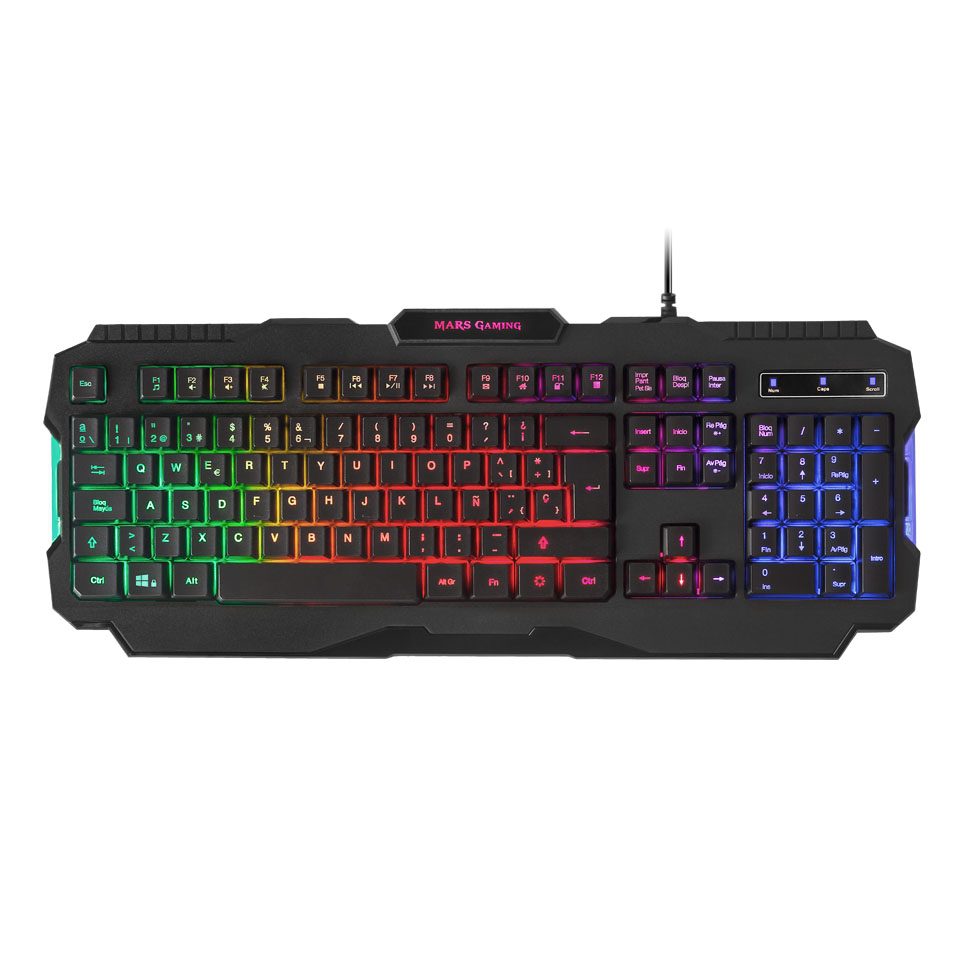 Teclado MARS GAMING Gaming RGB Layout Espanhol | nanoChip