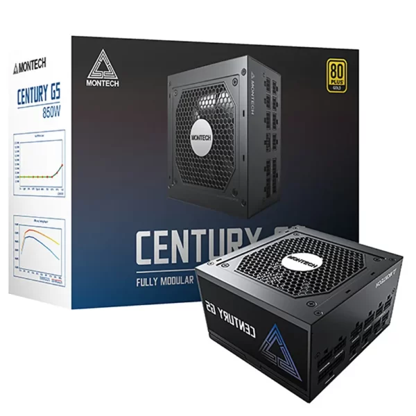 MONTECH Fonte Modular Century G5 850W 80 Plus Gold ATX 3.0 | nanoChip