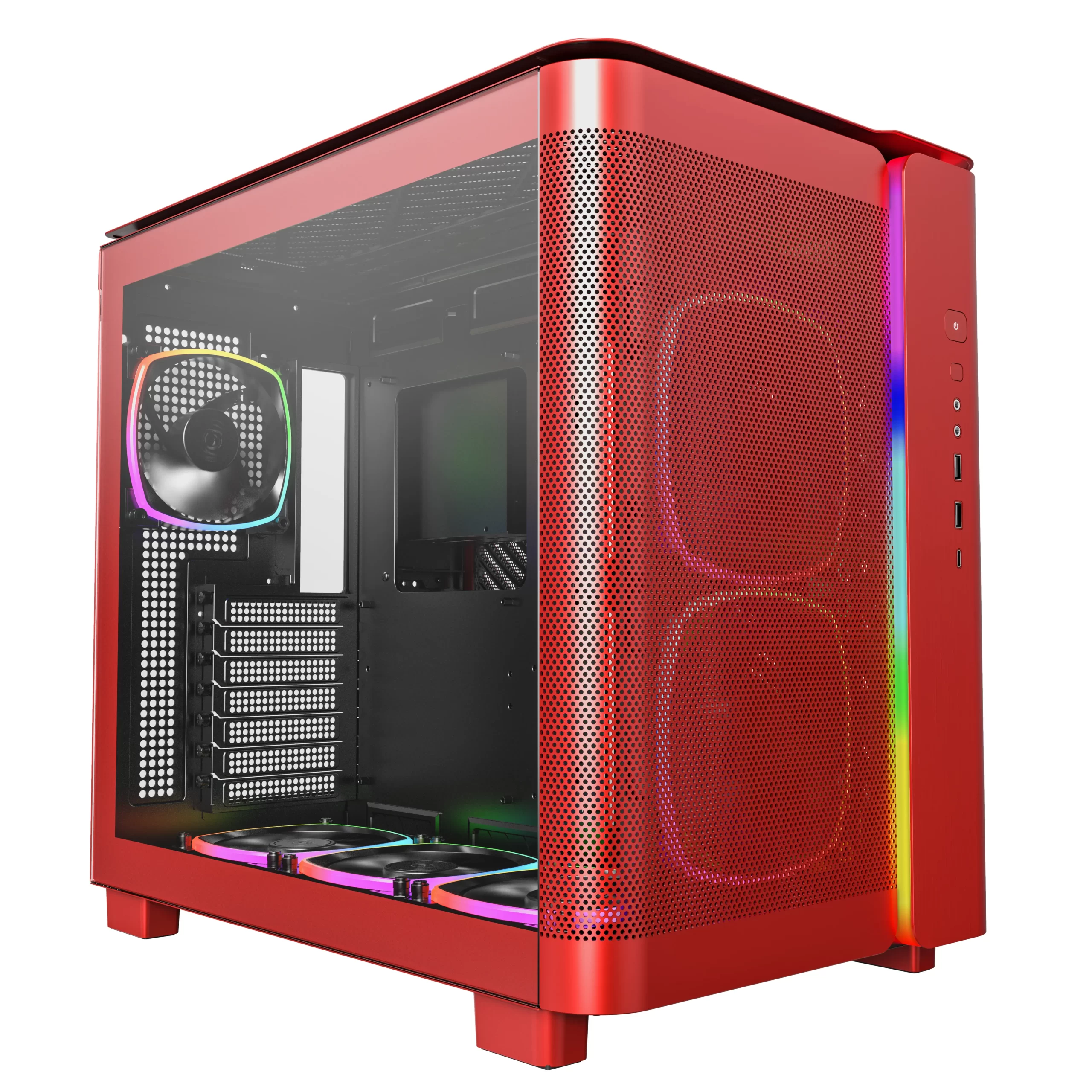 Caixa ATX MONTECH King 95 PRO Red | nanoChip