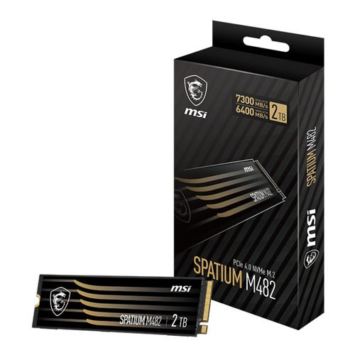 MSI SPATIUM SSD M.2 NVMe 2TB M482 PCIE4 | nanoChip