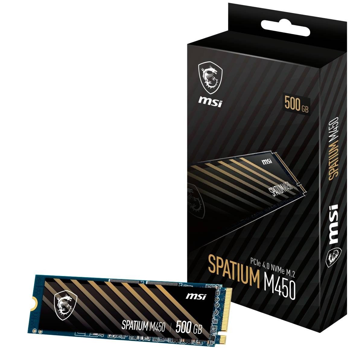 SSD MSI SSD SPATIUM M450 500GB M.2 Gen4 NVMe PCI-e 4.0 | nanoChip