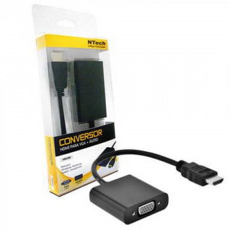 Conversor NTECH HDMI Macho – VGA Fêmea | nanoChip