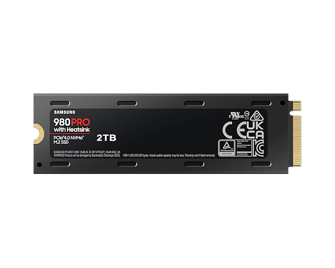 SSD SAMSUNG SSD 980 PRO 2TB M.2 NVME Heatsink | nanoChip