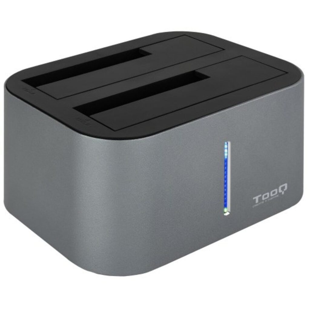 Docking Station TOOQ Duo Clone USB 3.0 Cinzento – TQDS-805G | nanoChip