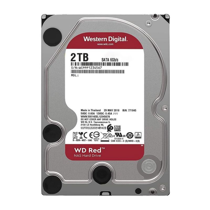 Disco WESTERN DIGITAL 2TB SATA III 256MB NAS Red – WD20EFAX | nanoChip