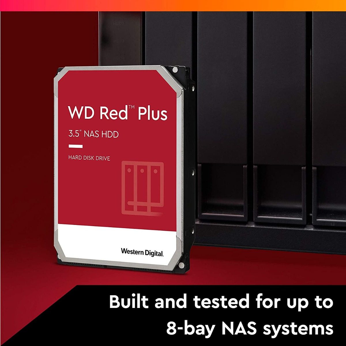 Disco WESTERN DIGITAL 6TB SATA III 256MB NAS Red Plus | nanoChip